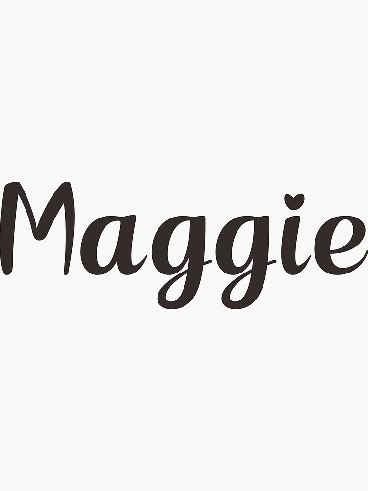 "Maggie" Sticker for Sale by 99Posters | Redbubble