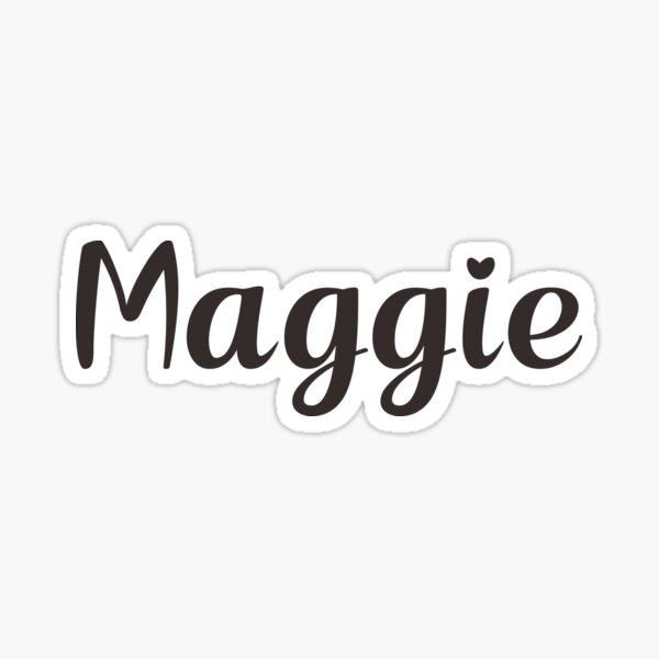 "Maggie" Sticker for Sale by 99Posters | Redbubble