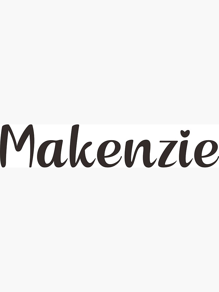 "Makenzie" Poster for Sale by 99Posters | Redbubble