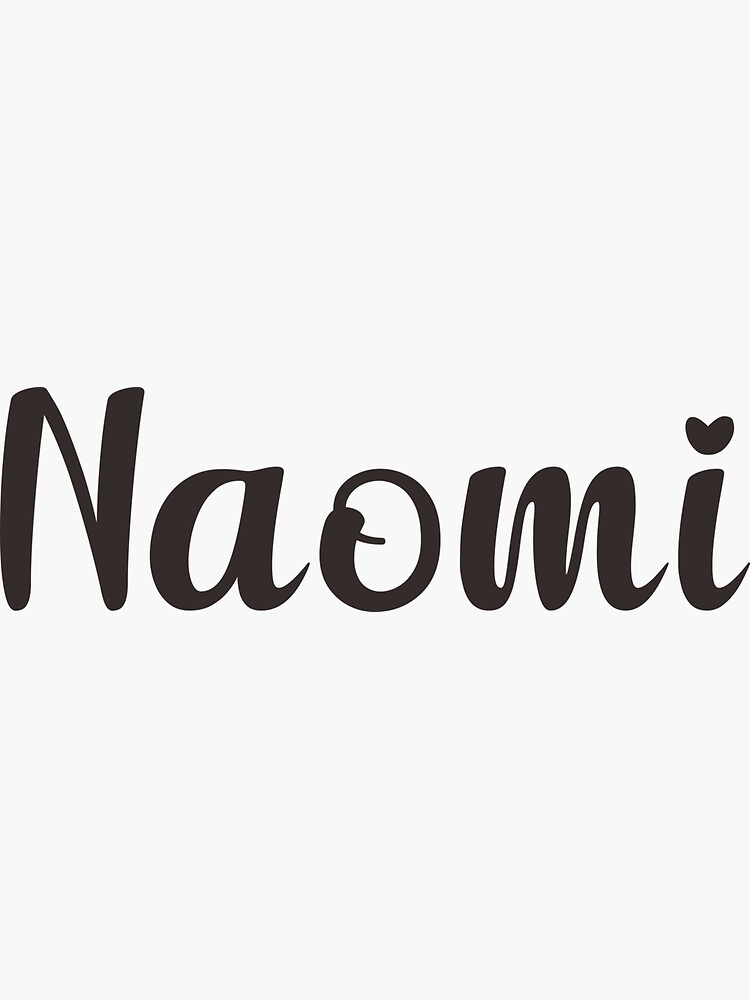 "Naomi" Sticker for Sale by 99Posters | Redbubble