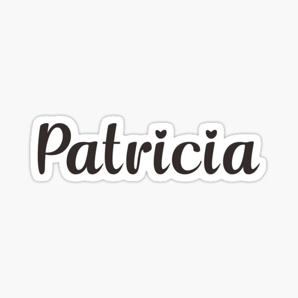 "Patricia" Sticker for Sale by 99Posters | Redbubble