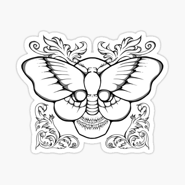 "Mothey McSkully-Face" Sticker for Sale by TimothyEast | Redbubble