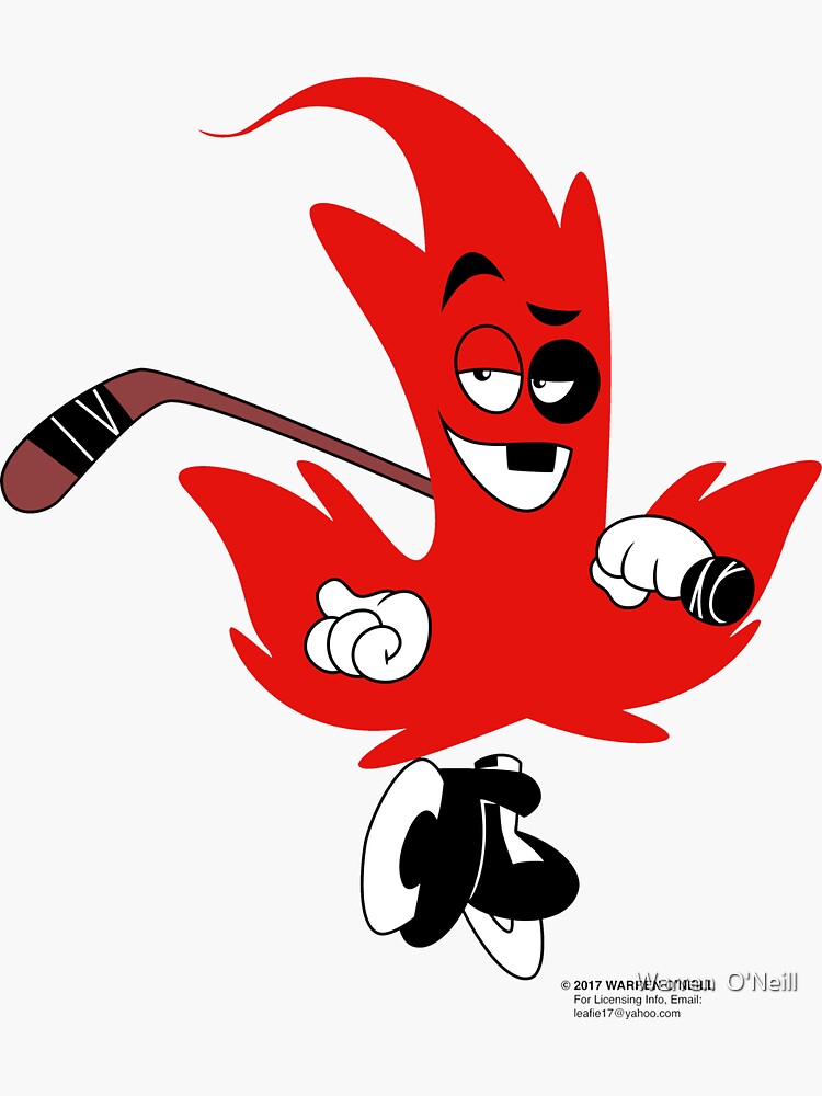"Leafie the Canadian Maple Leaf" Sticker for Sale by Warren O'Neill ...