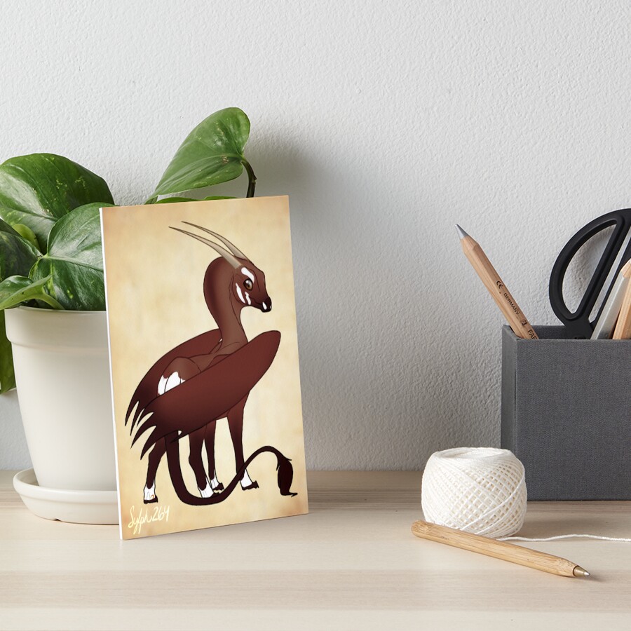 "Saola Dragon" Art Board Print for Sale by Sylph264 | Redbubble