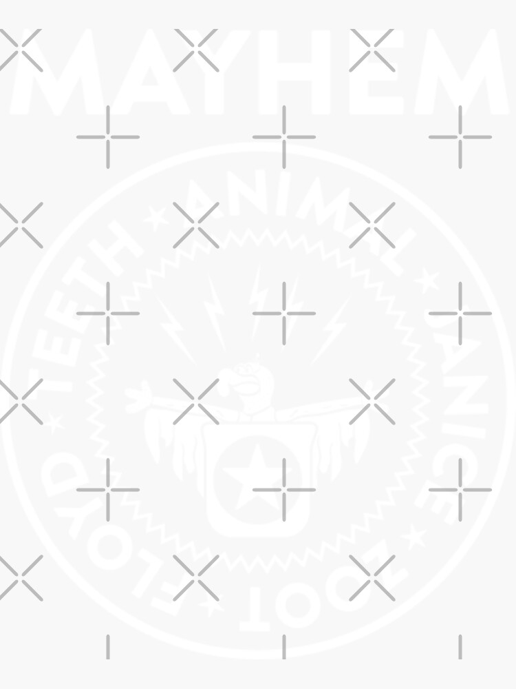 "Mayhem" Sticker for Sale by NandoSodre | Redbubble