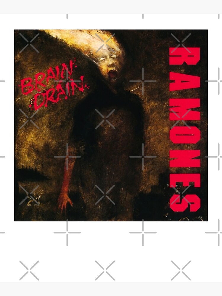 "Ramones Brain Drain Album Cover" Poster for Sale by griprachara ...