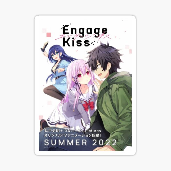 "Engage Kiss " Sticker for Sale by echo213 | Redbubble