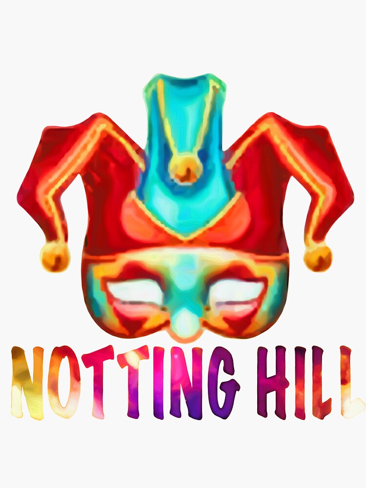 "Notting Hill Carnival" Sticker for Sale by KanokThai | Redbubble