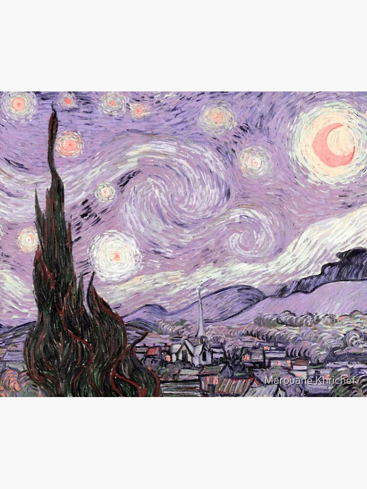 "The Starry Night vintage illustration" Sticker for Sale by MARO24x ...