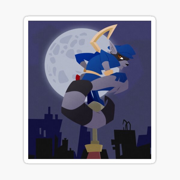 "Sly cooper" Sticker for Sale by icedgreentea | Redbubble