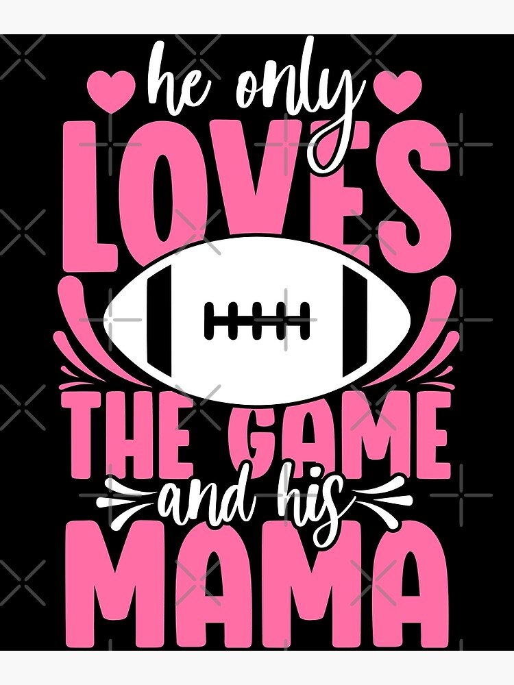 Lámina Artística Juegos De Amor De Fútbol Y Su Mamá Jugador De Fútbol