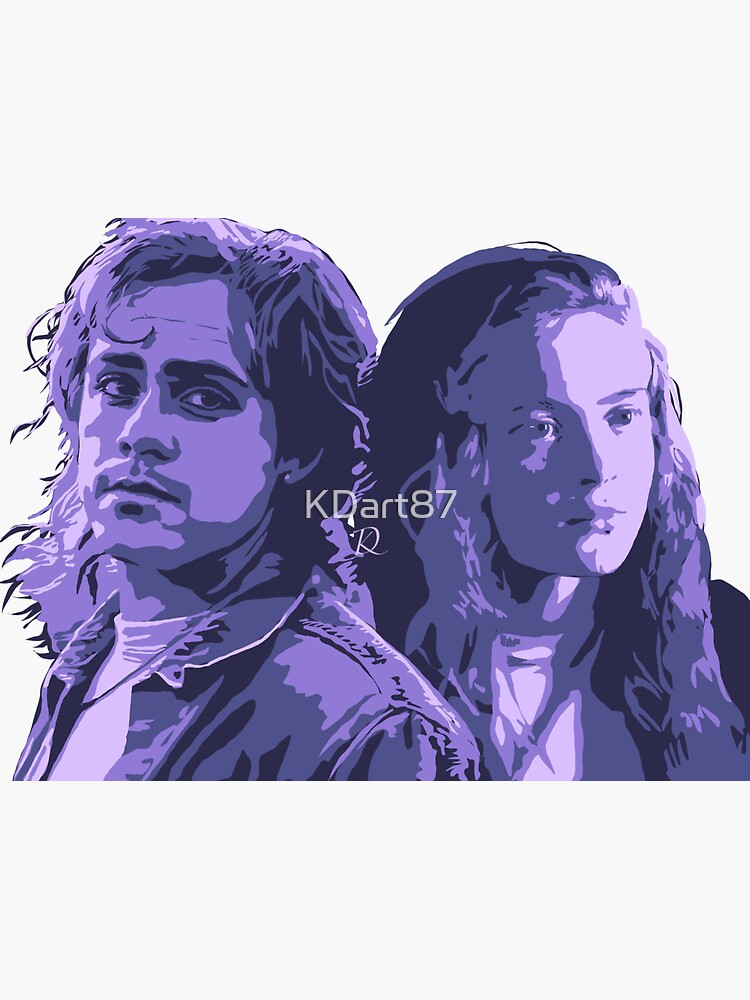 "siblings" Sticker for Sale by KDart87 | Redbubble