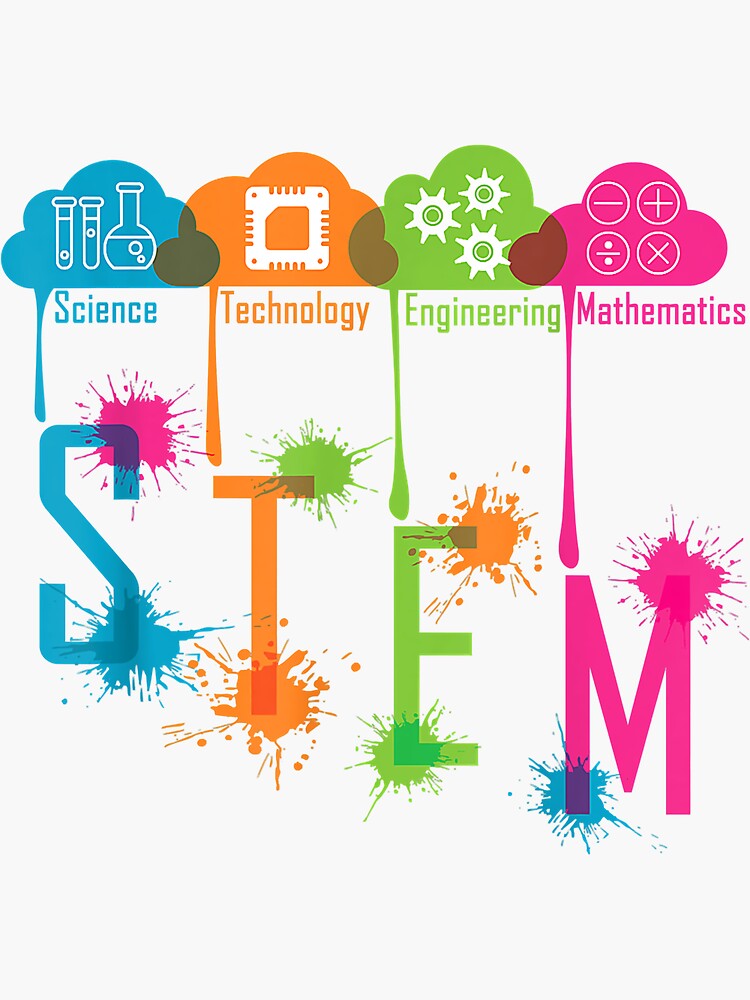"Stem science technology engineering math school" Sticker for Sale by ...