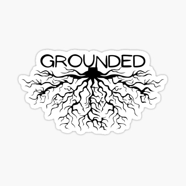 "Grounded with roots " Sticker for Sale by PlethoraPrints | Redbubble