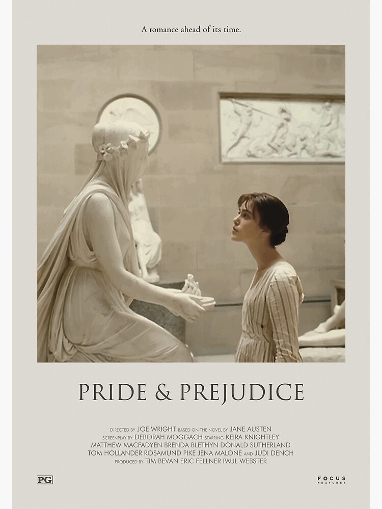 "Pride & Prejudice Minimalist Poster" Poster for Sale by Canvasse ...