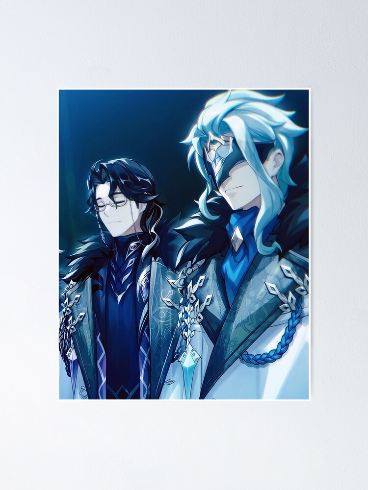 "Dottore & Pantalone - Genshin Impact" Poster for Sale by persephonexx ...