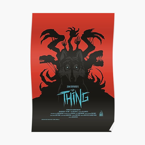 "The Thing Poster" Poster for Sale by tjames443 | Redbubble