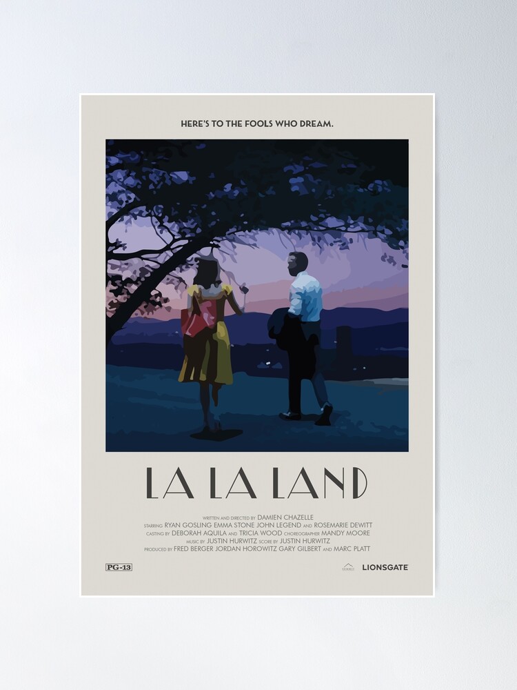 La La Land Minimalist Poster, classic movie posters sold by Lungfish ...