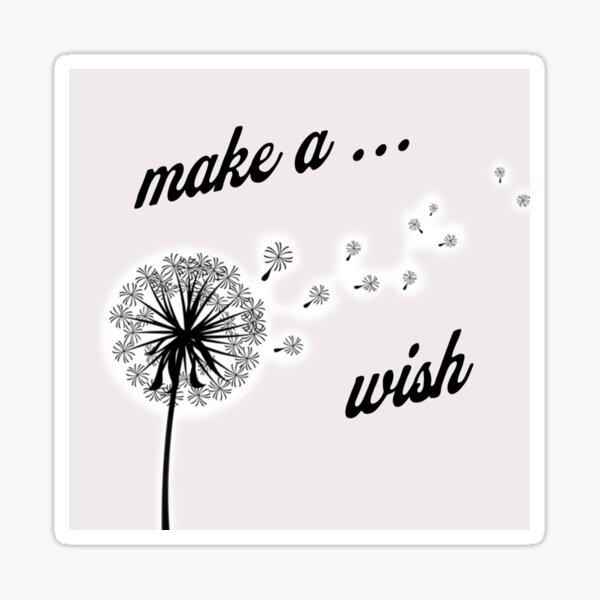 "Make a wish" Sticker for Sale by AsgardConcepts | Redbubble