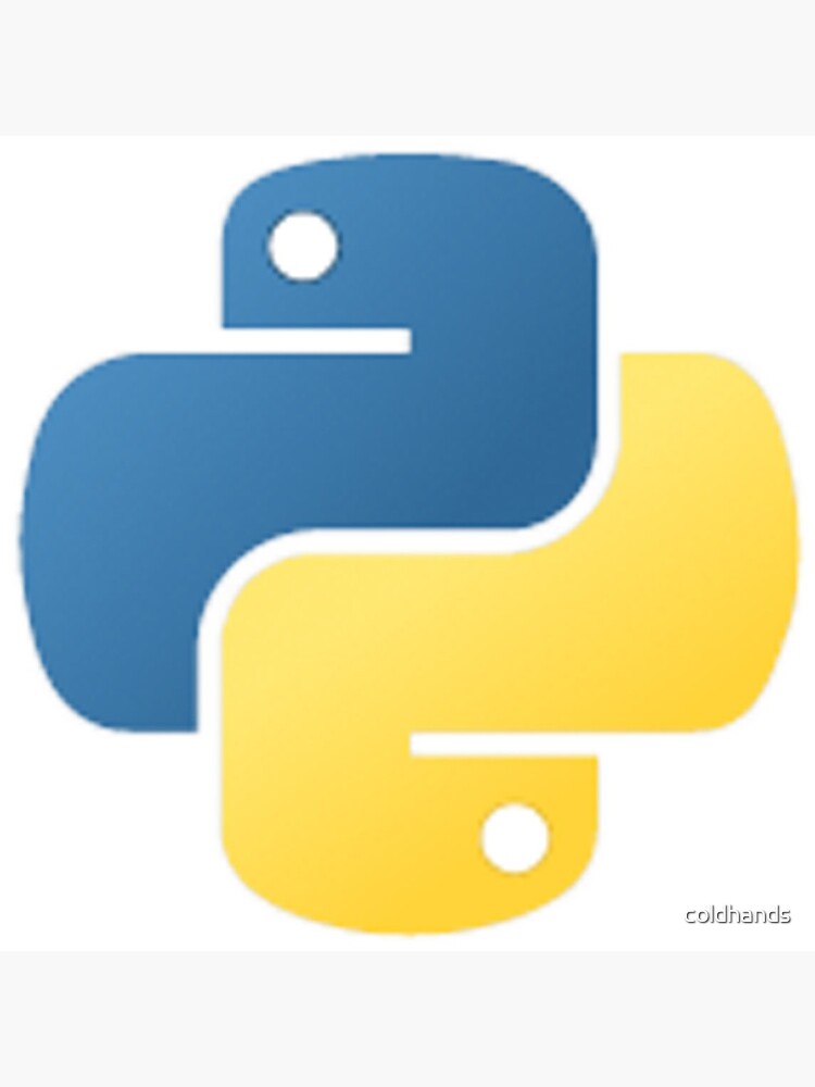 "Python Programming Language " Art Print by coldhands | Redbubble