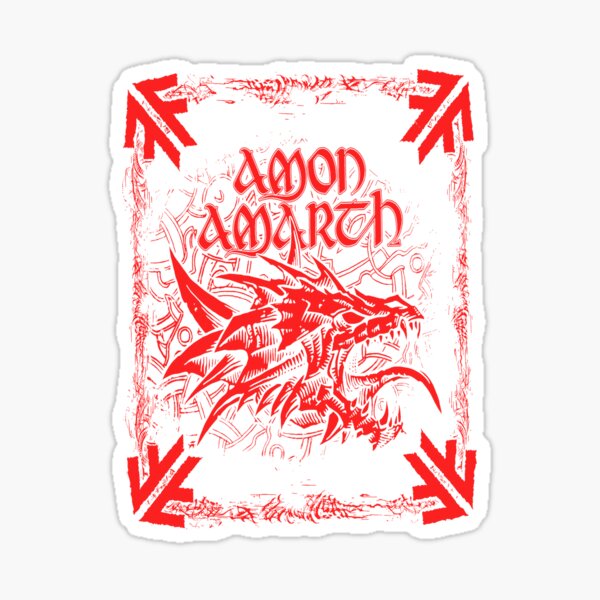 Amon Amarth Wr5 Amon Amarth Trending 01 Sticker For Sale By Goalstore Redbubble