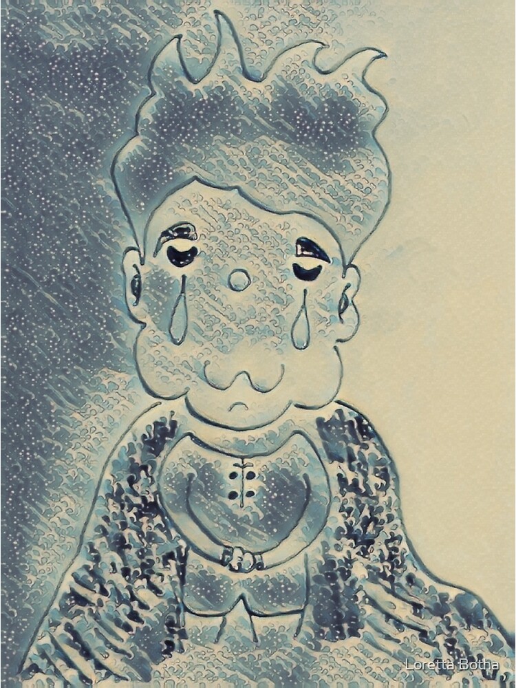 "Sad little man,grey " Sticker for Sale by Dantezander123 | Redbubble