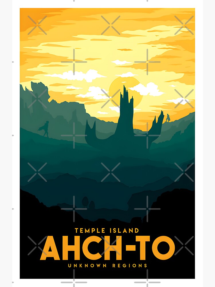 "Temple Island Ahch To" Sticker for Sale by webbzandra | Redbubble