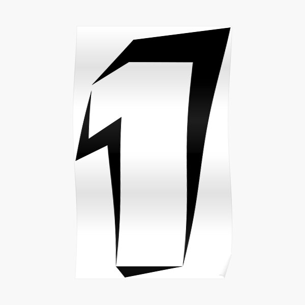 "Number One,1 Vector Art Designing" Poster for Sale by AmaHansi | Redbubble