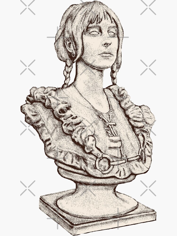"Faye Sculpture" Sticker for Sale by barkern-bell | Redbubble