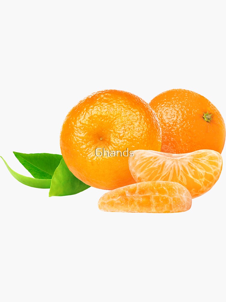 "Tangerines" Sticker for Sale by 6hands | Redbubble