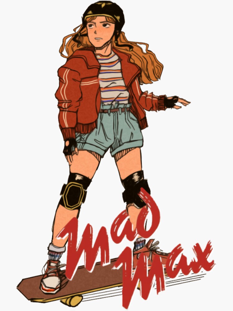 "MADMAX - MAX MAYFIELD" Sticker for Sale by gisfridludwig | Redbubble