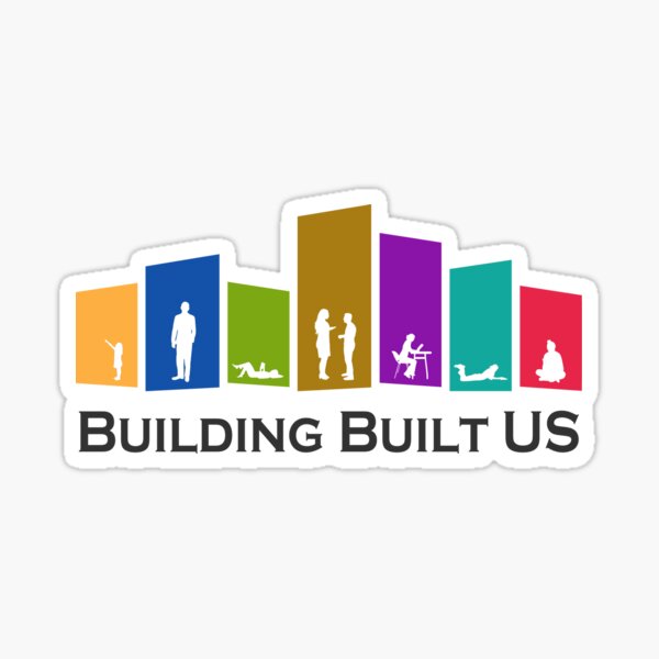 "building built us" Sticker for Sale by PrintArch | Redbubble