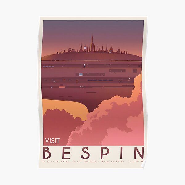 "Visit Bespin" Poster for Sale by rutherfordkaya | Redbubble