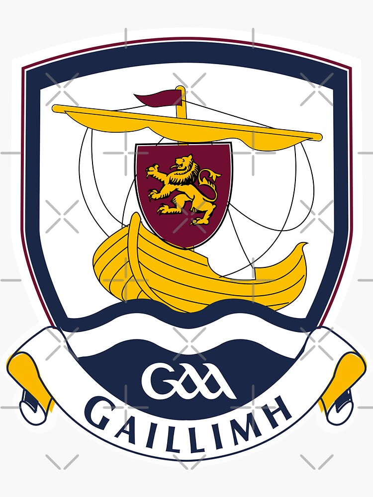 "Galway GAA Crest" Sticker for Sale by thegamerloft | Redbubble