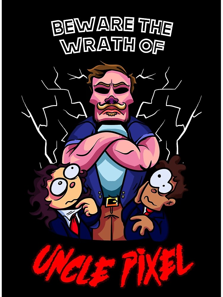 "Uncle Pixel" Poster for Sale by ActuallyJada | Redbubble