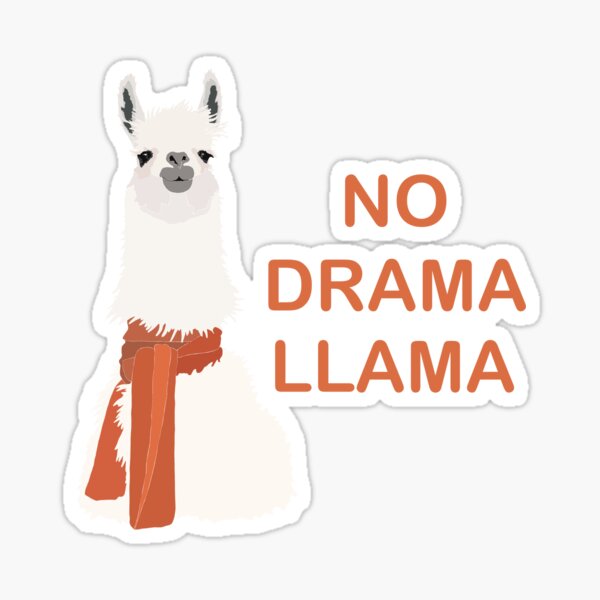 "No drama allowed with our "no drama llama" ladies shirts. Featuring ...