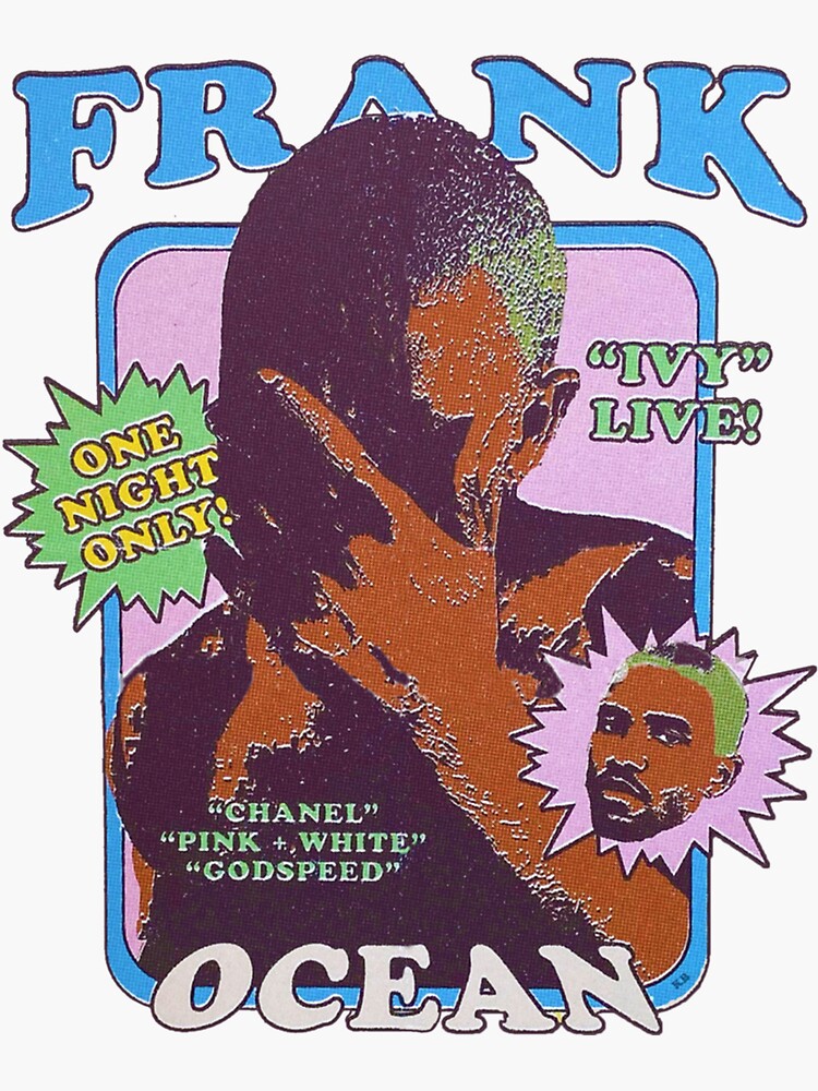 "Frank Ocean Vintage" Sticker for Sale by SabrinaLewiis | Redbubble