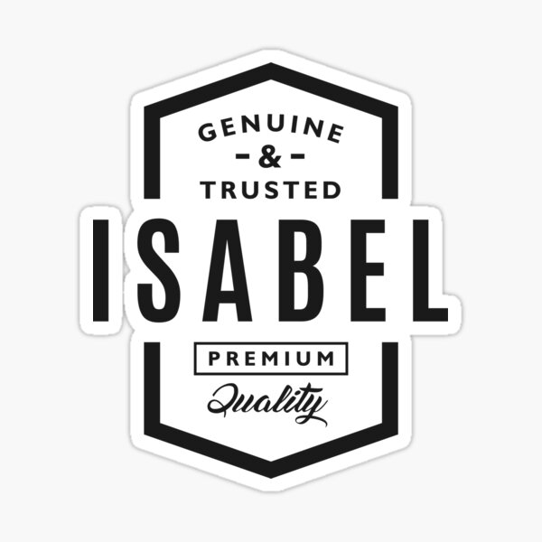 "Isabel" Sticker for Sale by cidolopez | Redbubble