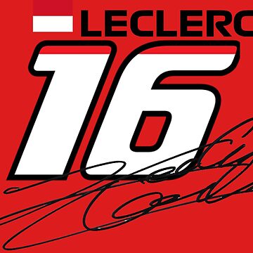 "Formula 1 Charles Leclerc #16" Sticker for Sale by TaylorsGallery ...