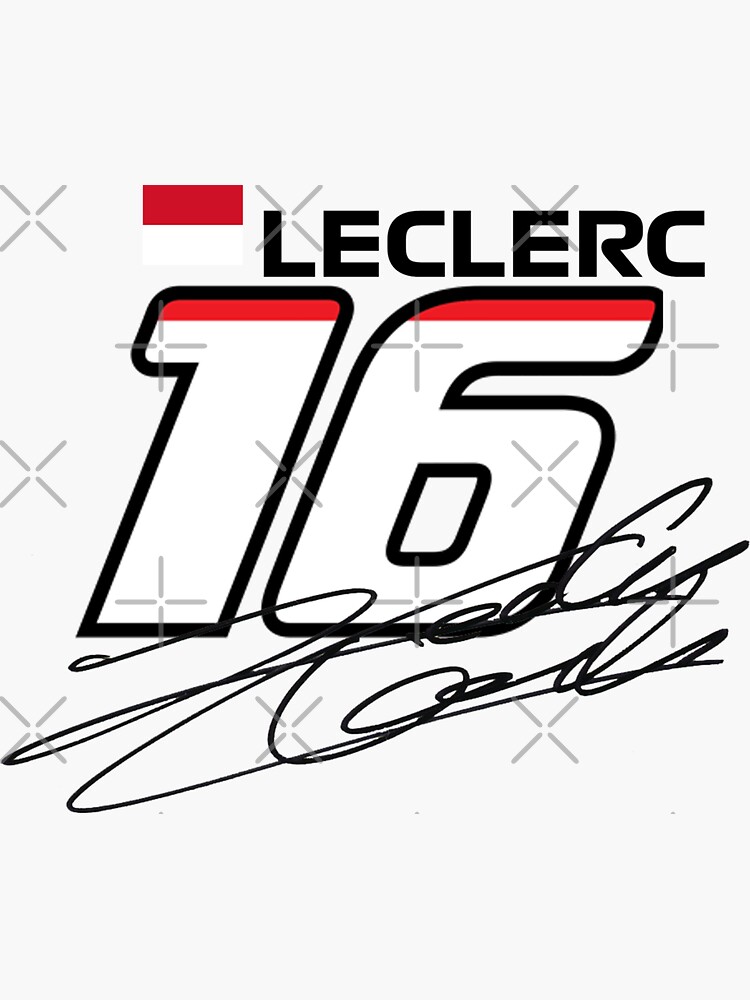 "Formula 1 Charles Leclerc #16" Sticker for Sale by TaylorsGallery ...
