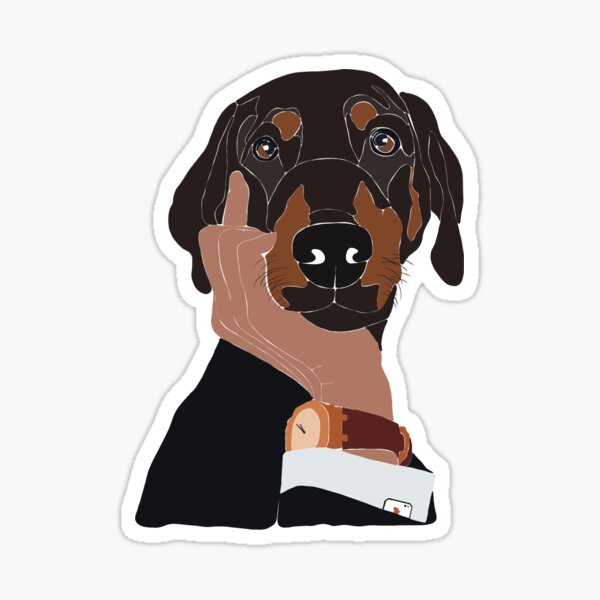 Pegatina «Muestra tu amor por los perros con nuestras camisetas ...