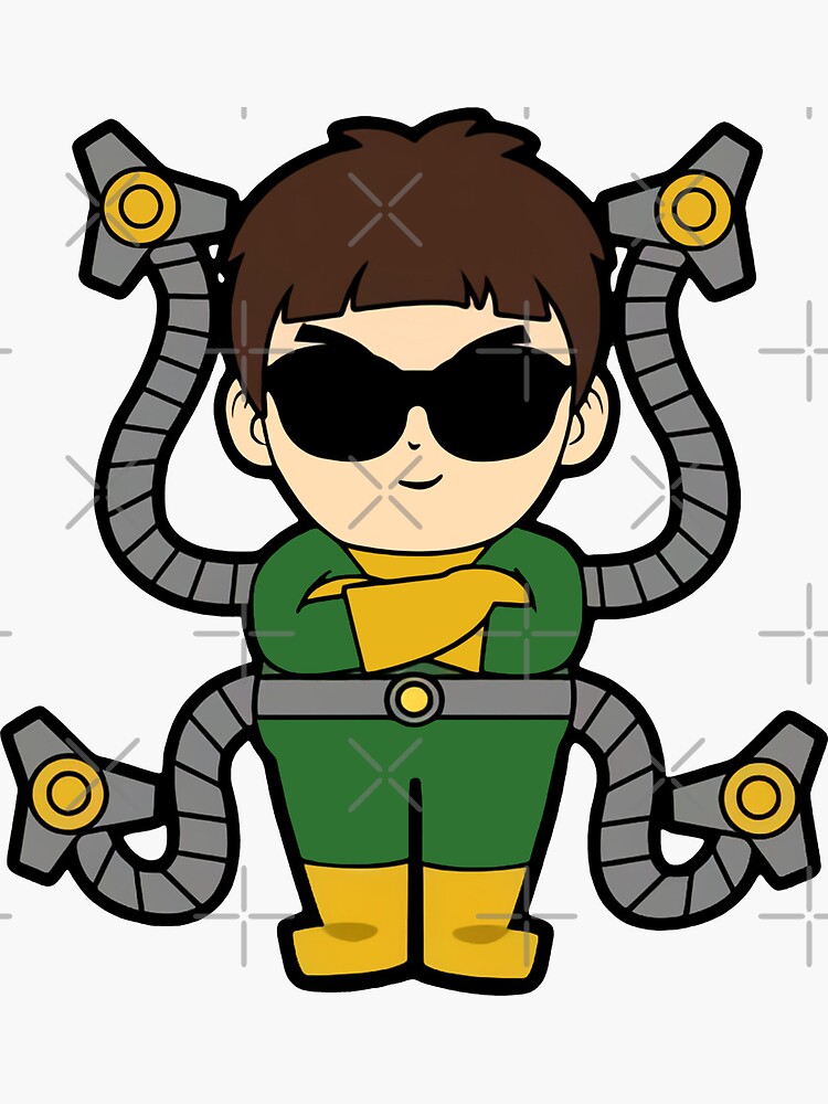 "Doc Ock Chibi" Sticker for Sale by ZacharyySTORE | Redbubble