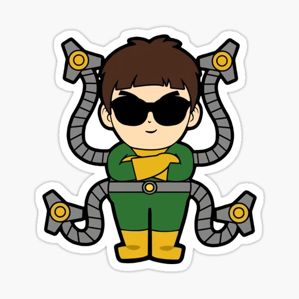 "Doc Ock Chibi" Sticker for Sale by ZacharyySTORE | Redbubble