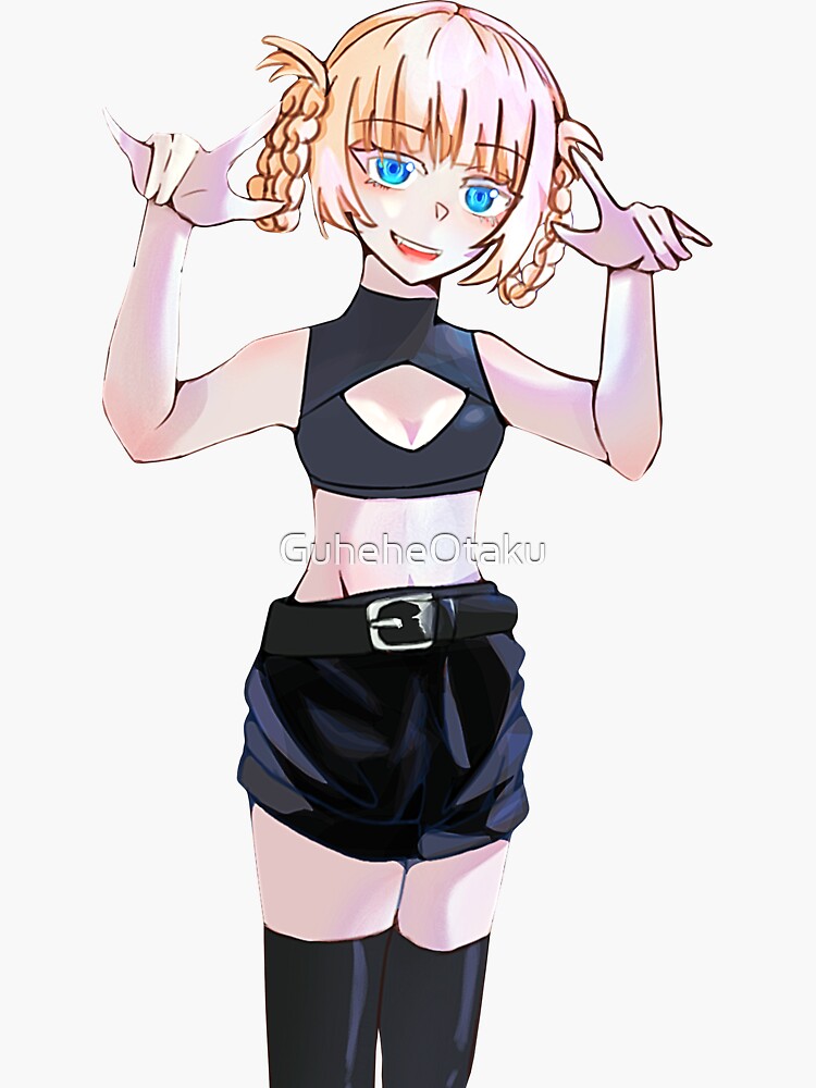 "Sexy and Cute Nazuna" Sticker for Sale by GuheheOtaku | Redbubble