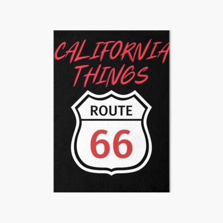 "Stranger Things California Route 66" Art Board Print for Sale by ...