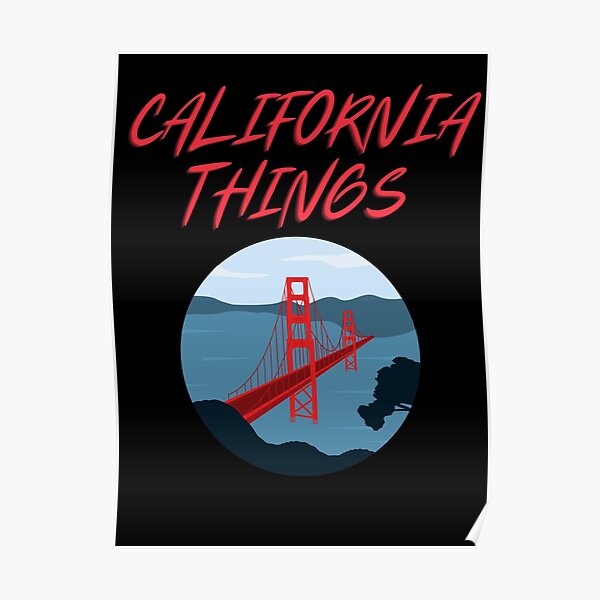 Póster «Copia de Stranger things California » de Mendigurenshop | Redbubble