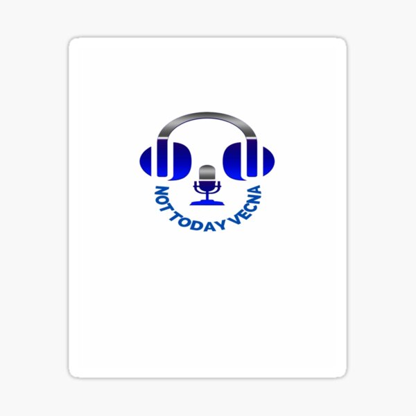 "Not today Vecna blue color " Sticker for Sale by FayWaters | Redbubble