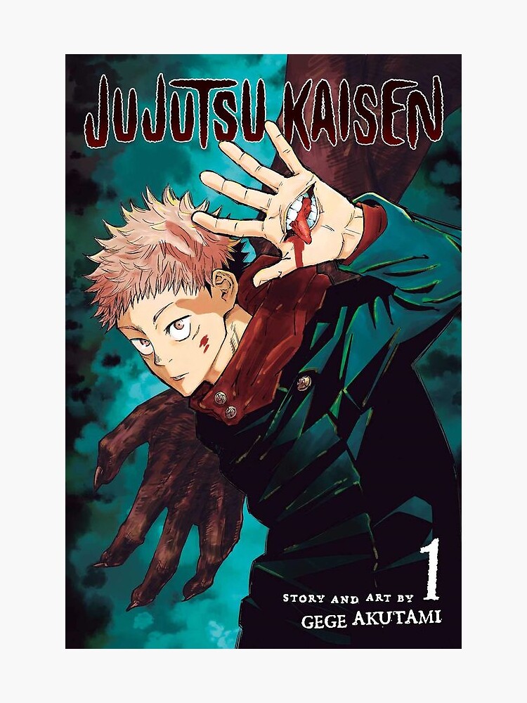 "Jujutsu Kaisen Itadori Yuji Manga" Sticker for Sale by monikam6 ...