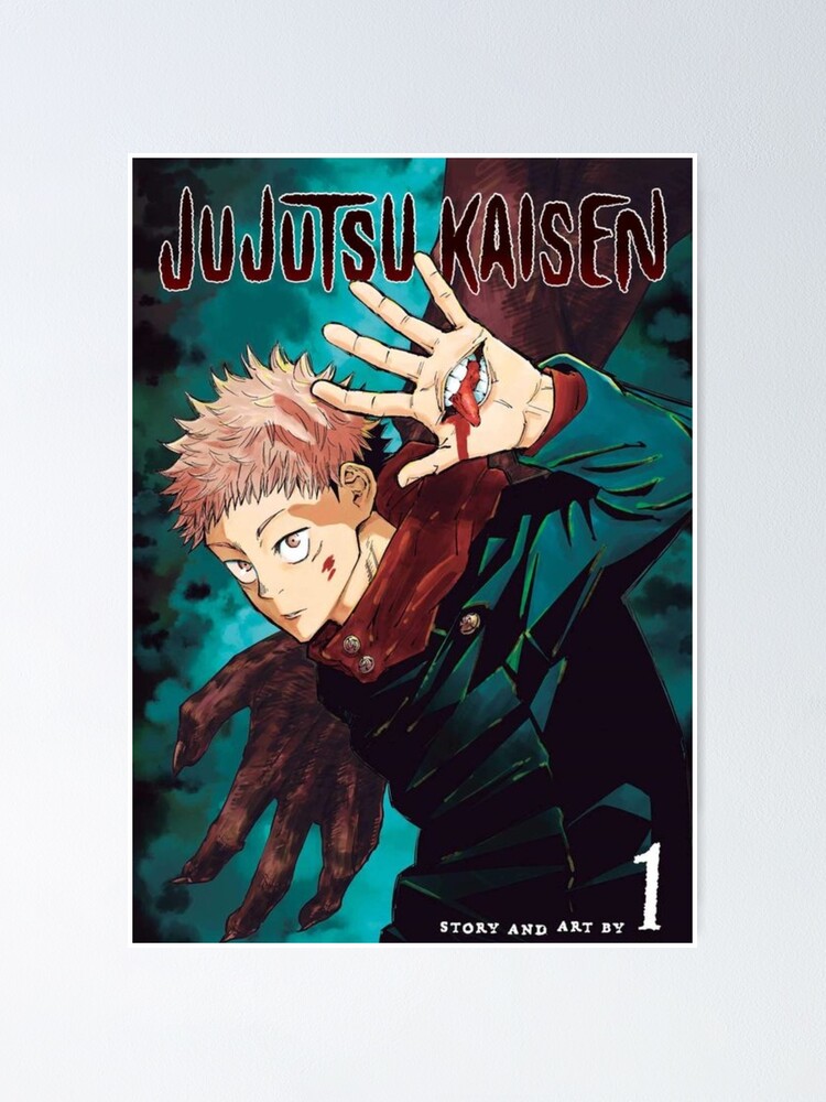 "Jujutsu Kaisen Itadori Yuji Manga" Poster for Sale by monikam6 | Redbubble