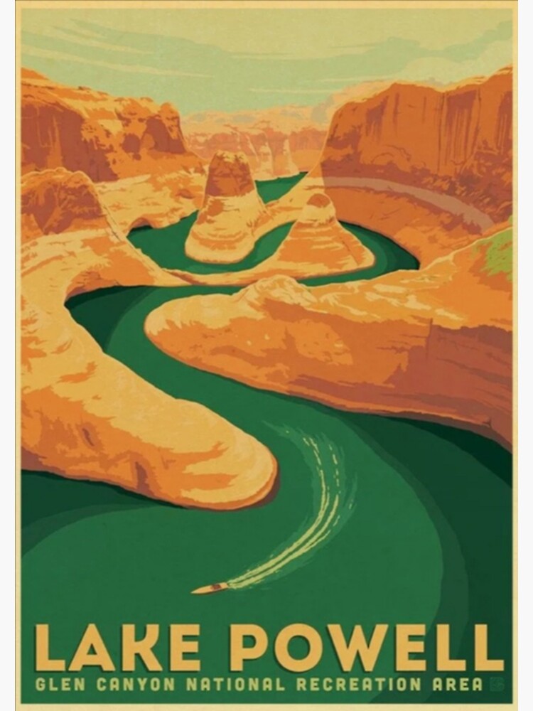 "Lake powell Sticker" Sticker for Sale by HollieMoen | Redbubble
